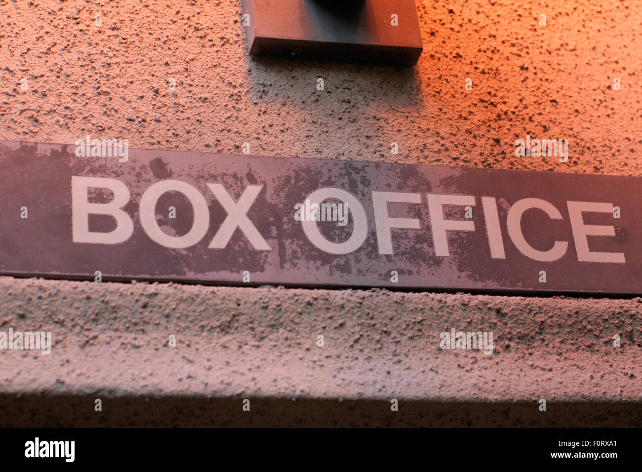 Box office sign Stock Photo - Alamy
