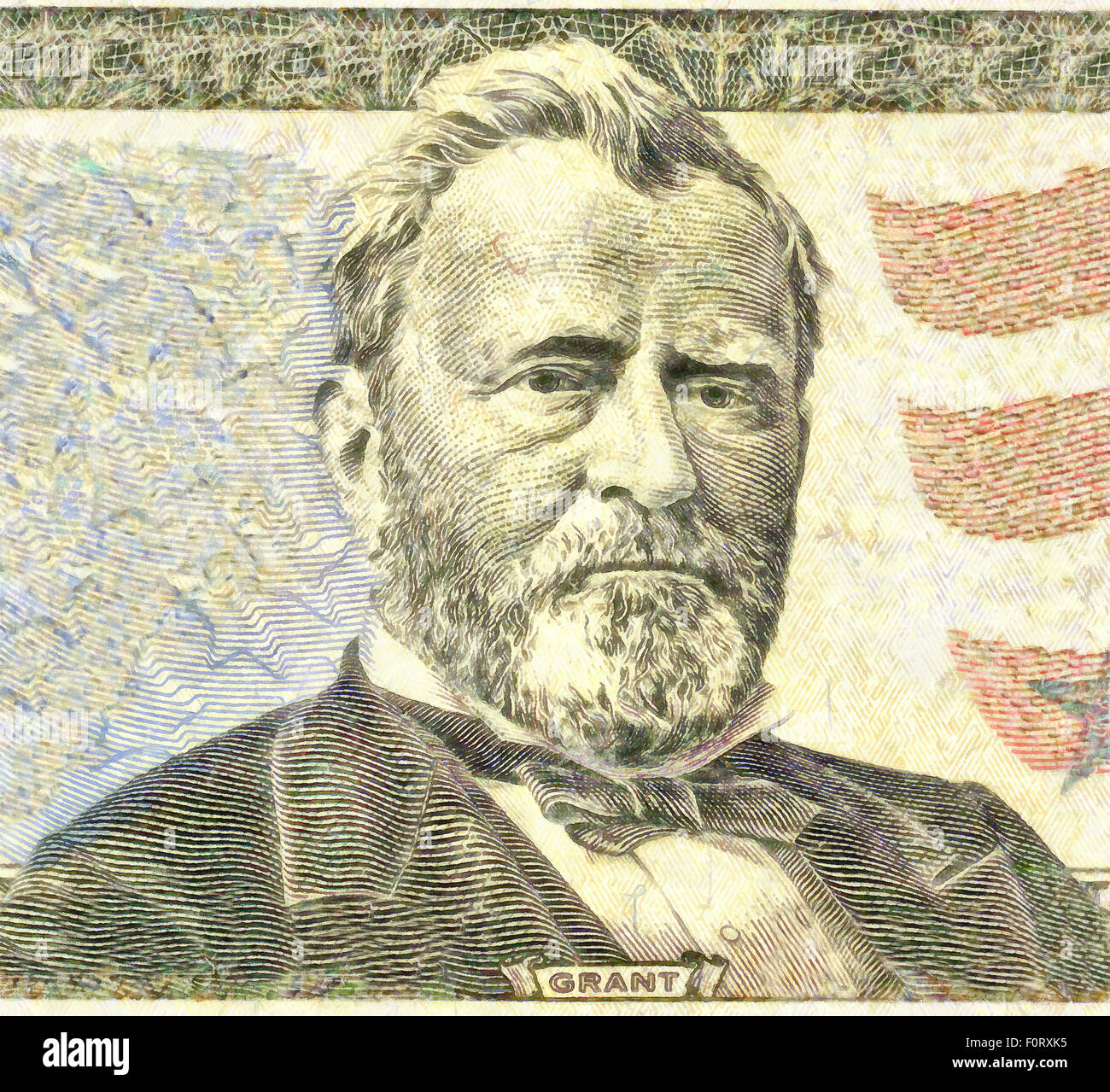 Portrait Ulysses Simpson Grant ( 1822-1885),US political and military ...