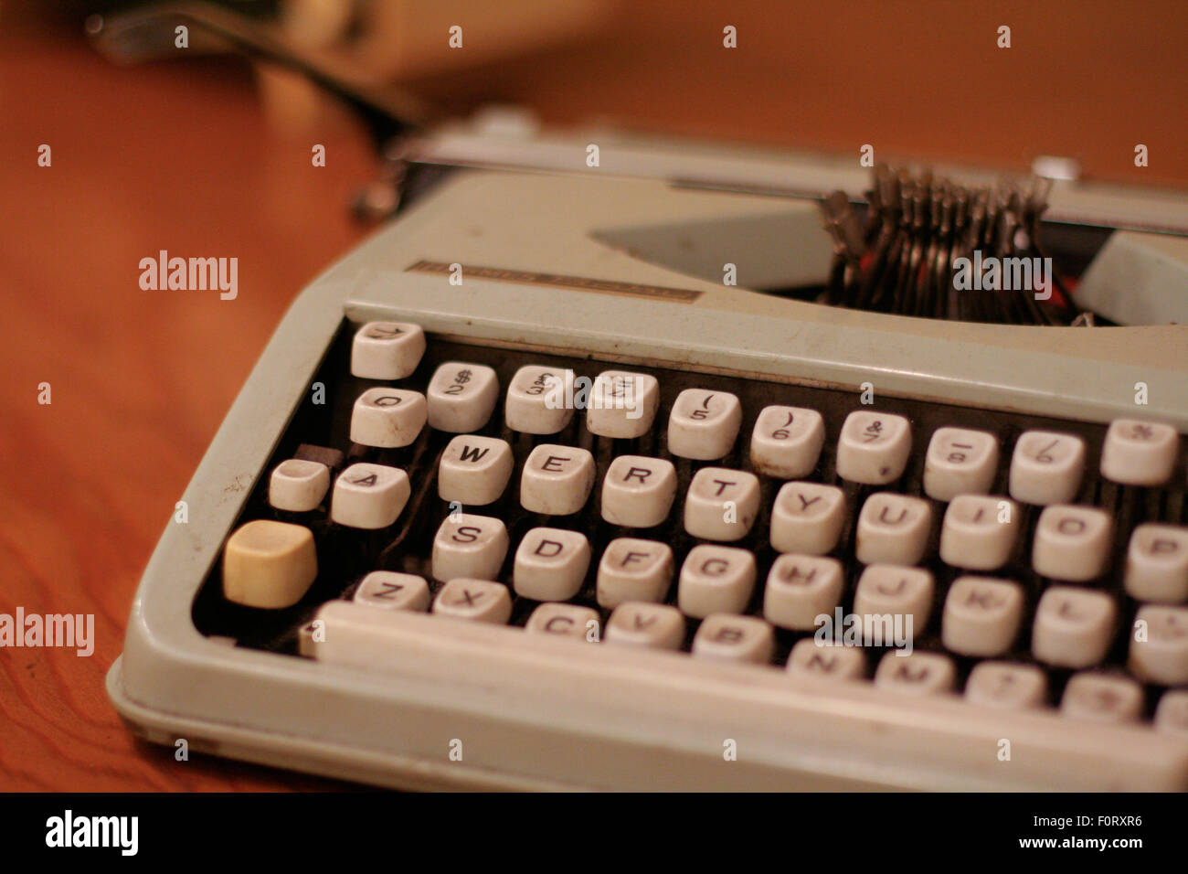 Old antique typewriter Stock Photo - Alamy