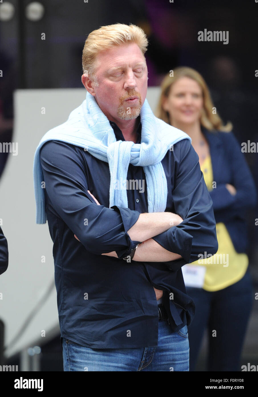 The One Show seen filming in London at BBC Studios in London , Alex ...
