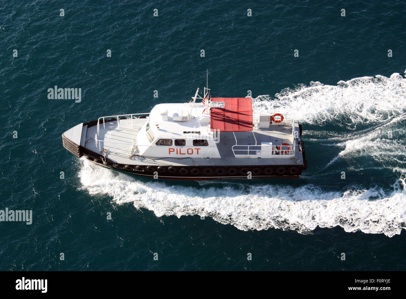 Cruise ship pilot boat hi-res stock photography and images - Alamy