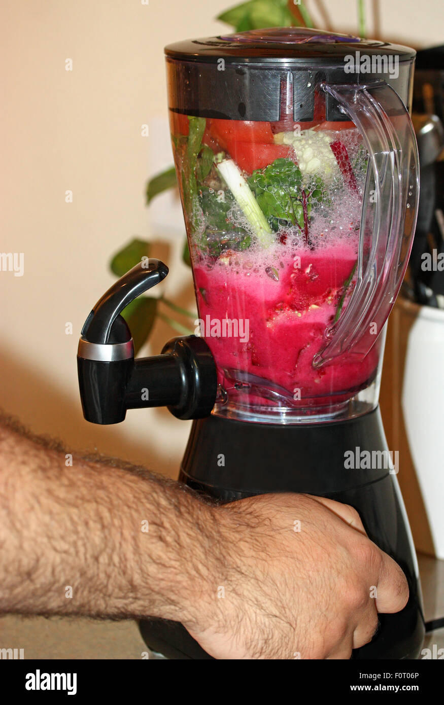 Blender fruits on kitchen hi-res stock photography and images - Alamy