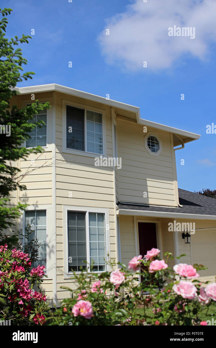 Modern suburban american house hi-res stock photography and images - Alamy