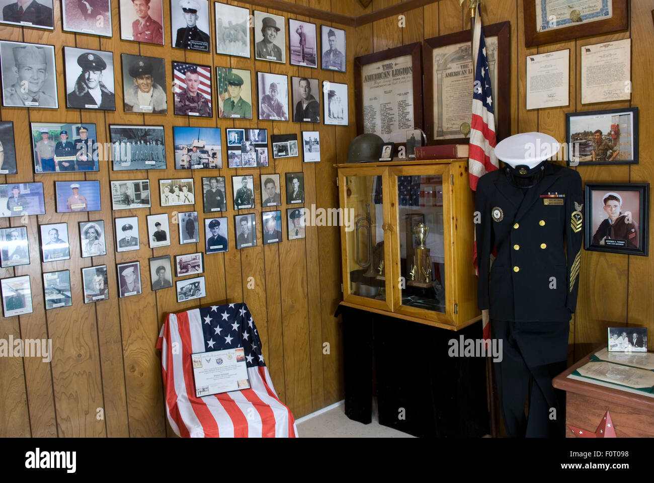 Military Room Lando Manetta Mills History Center South Carolina Stock ...