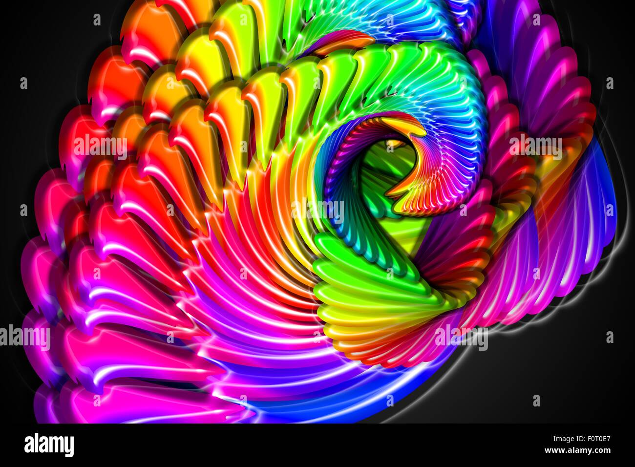 Design composed of light and fractal elements Stock Photo - Alamy