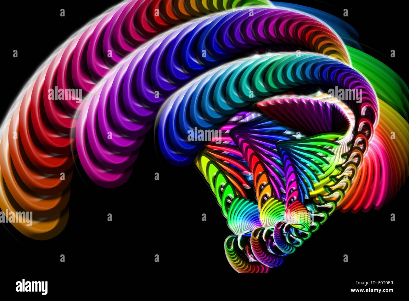 Design composed of light and fractal elements Stock Photo - Alamy
