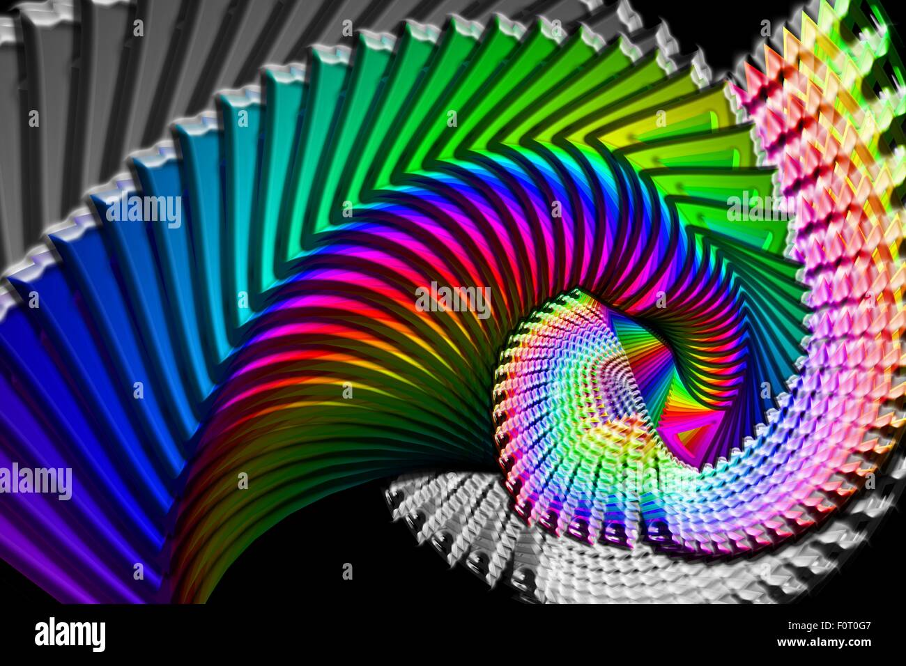 Design composed of light and fractal elements Stock Photo - Alamy