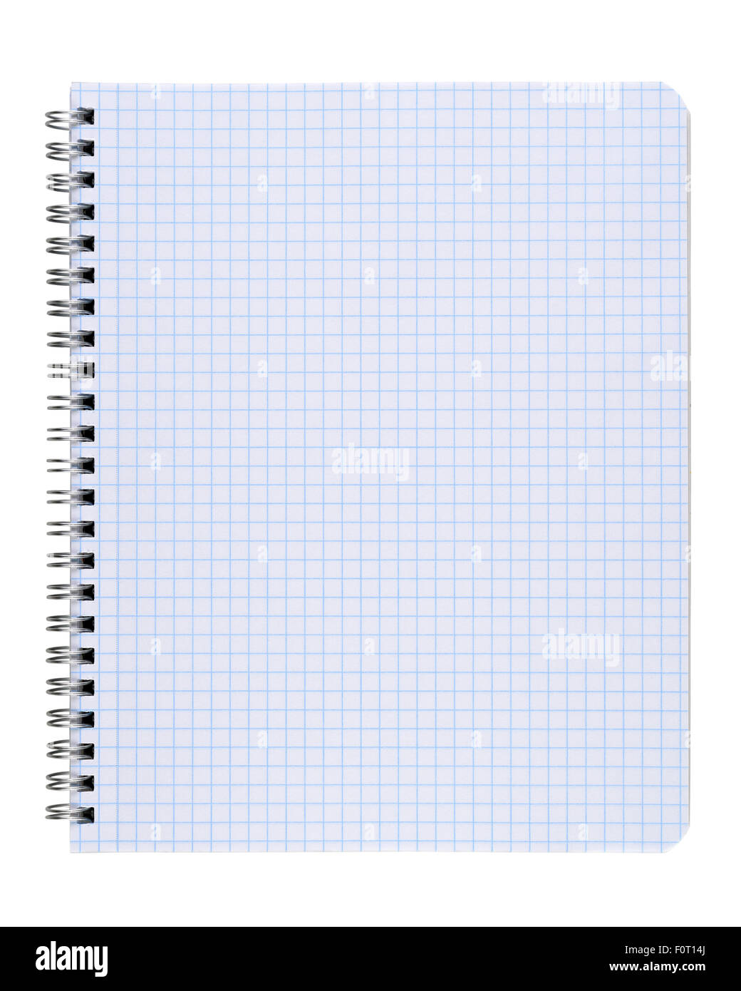 Copybook Isolated On White Background Stock Photo - Alamy