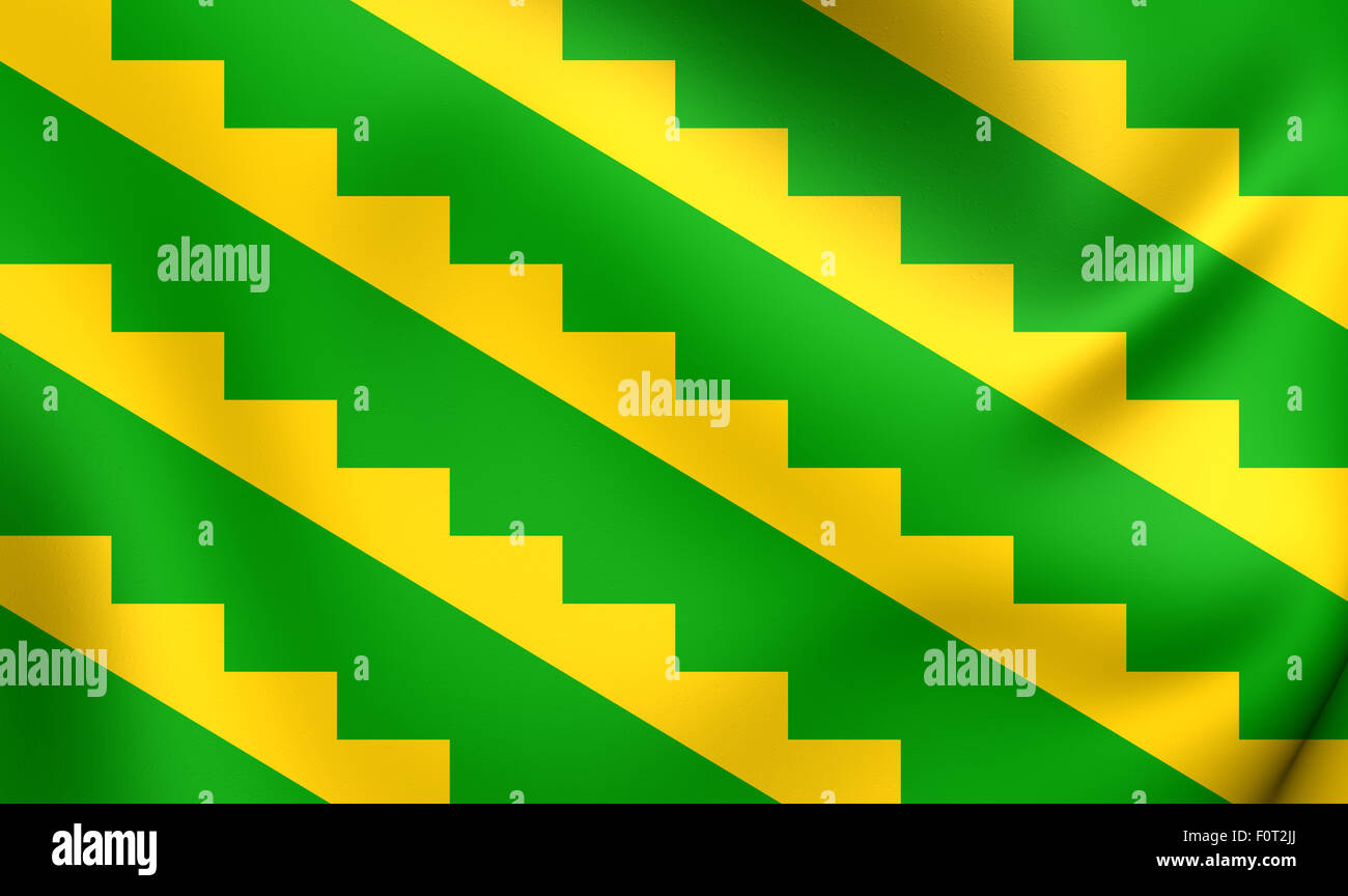 Flag of Gurabo, Puerto Rico. Close Up Stock Photo - Alamy