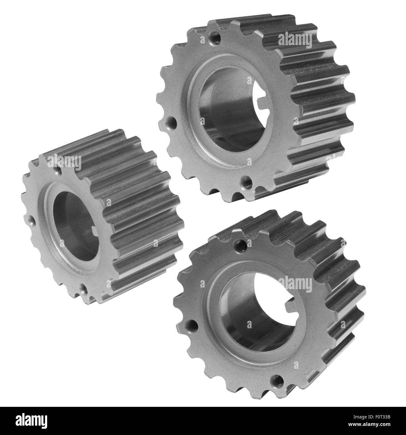 gears on a white background Stock Photo - Alamy