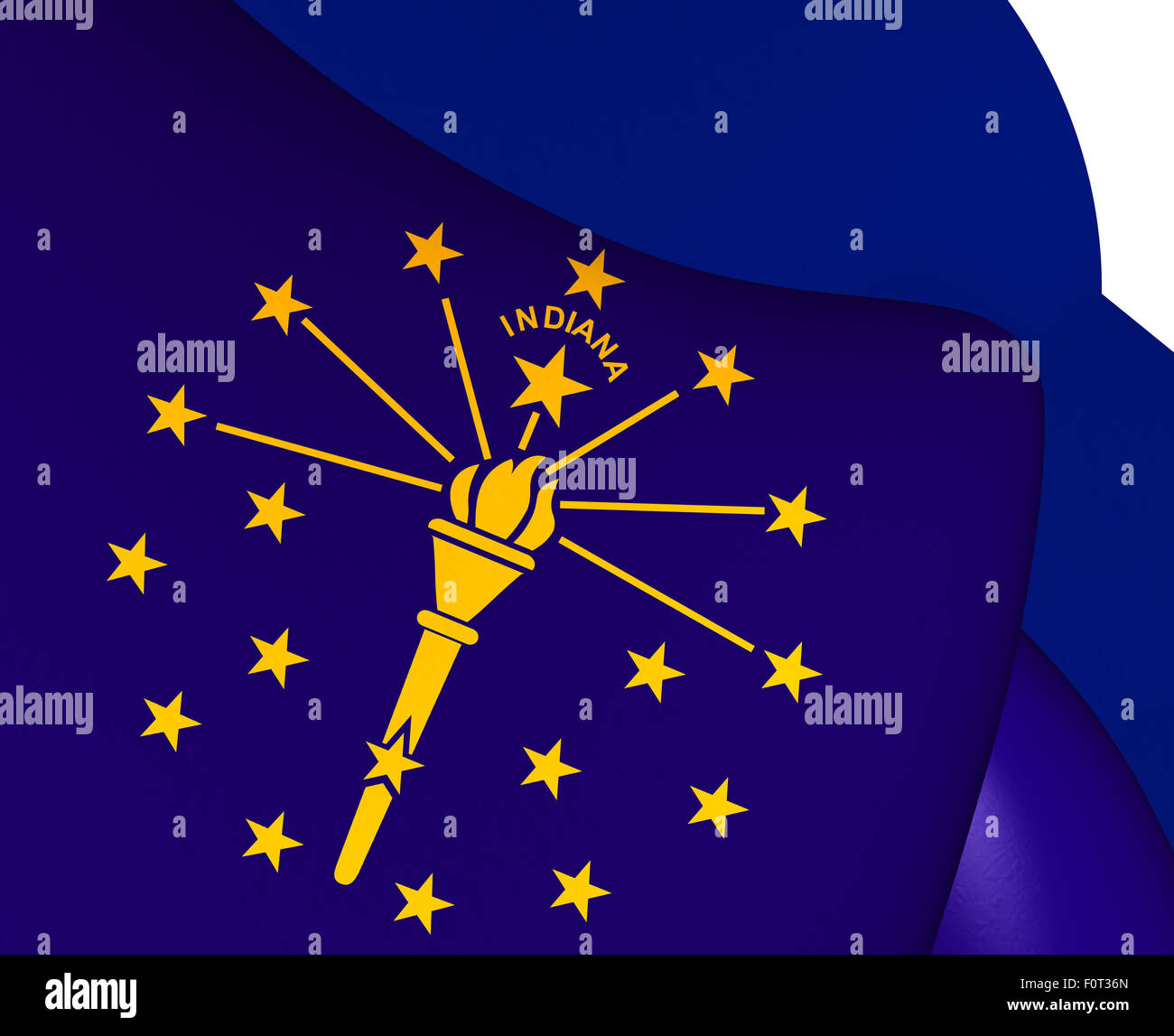 Indiana state flag hi-res stock photography and images - Alamy