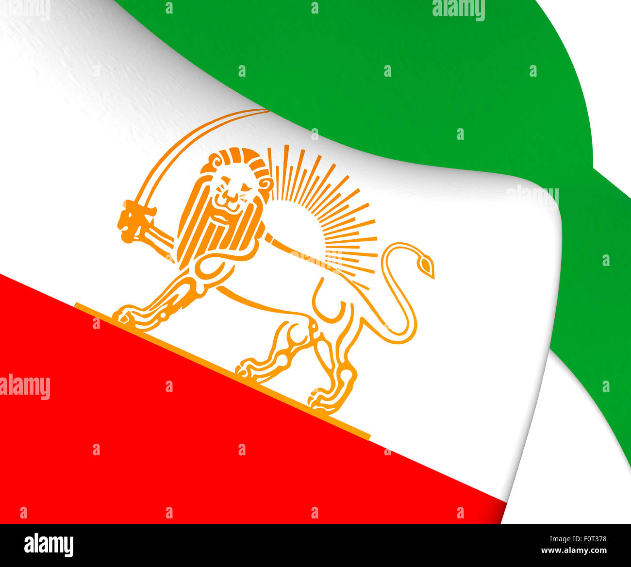Old iranian national flag hi-res stock photography and images - Alamy