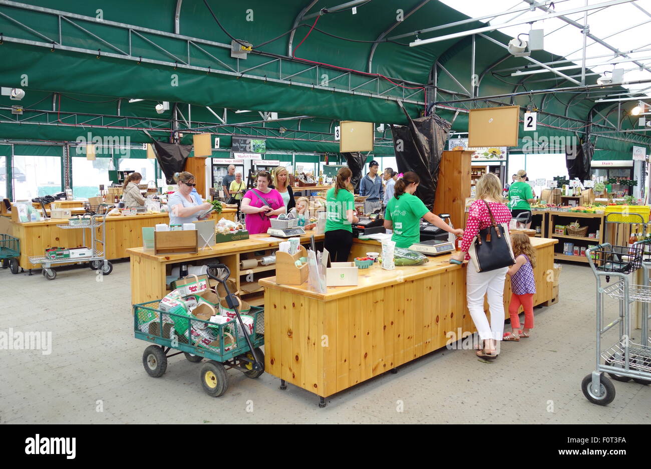 Farmers market in Barrie, Canada Stock Photo - Alamy