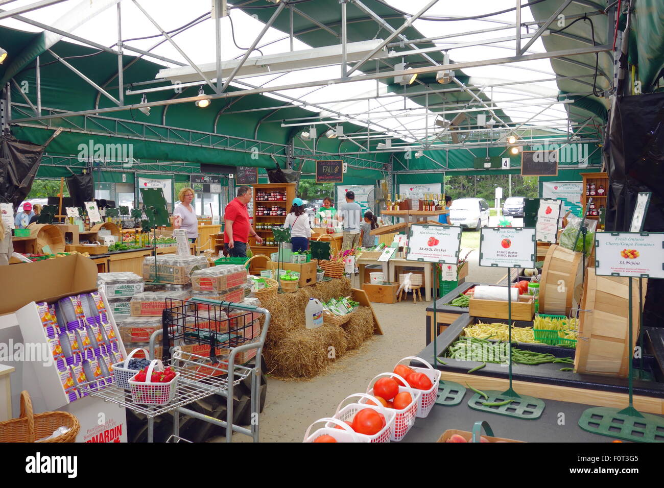 Farmers market products at a farm in Barrie, Canada Stock Photo - Alamy