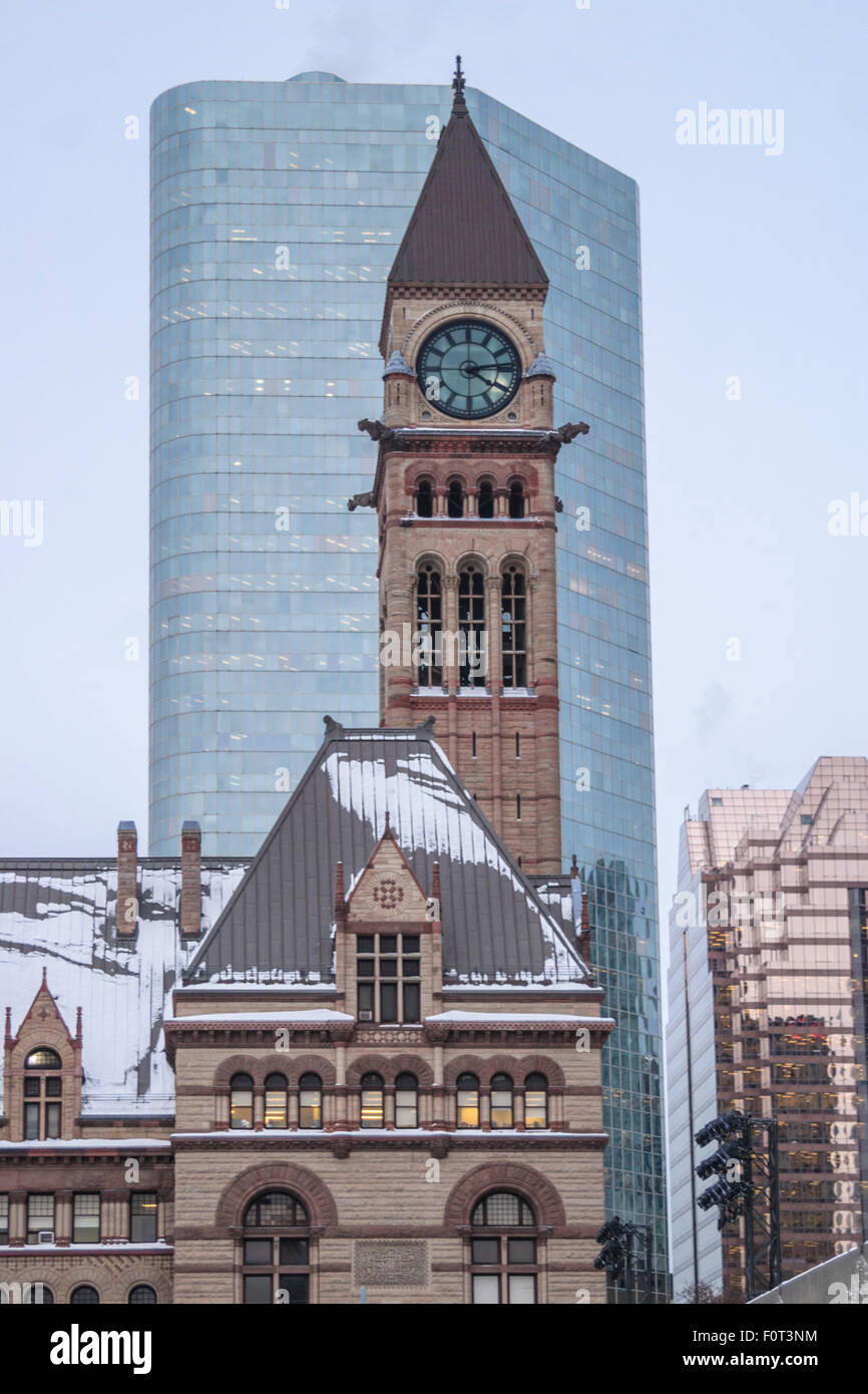 Old city hall clock tower toronto hi-res stock photography and images ...