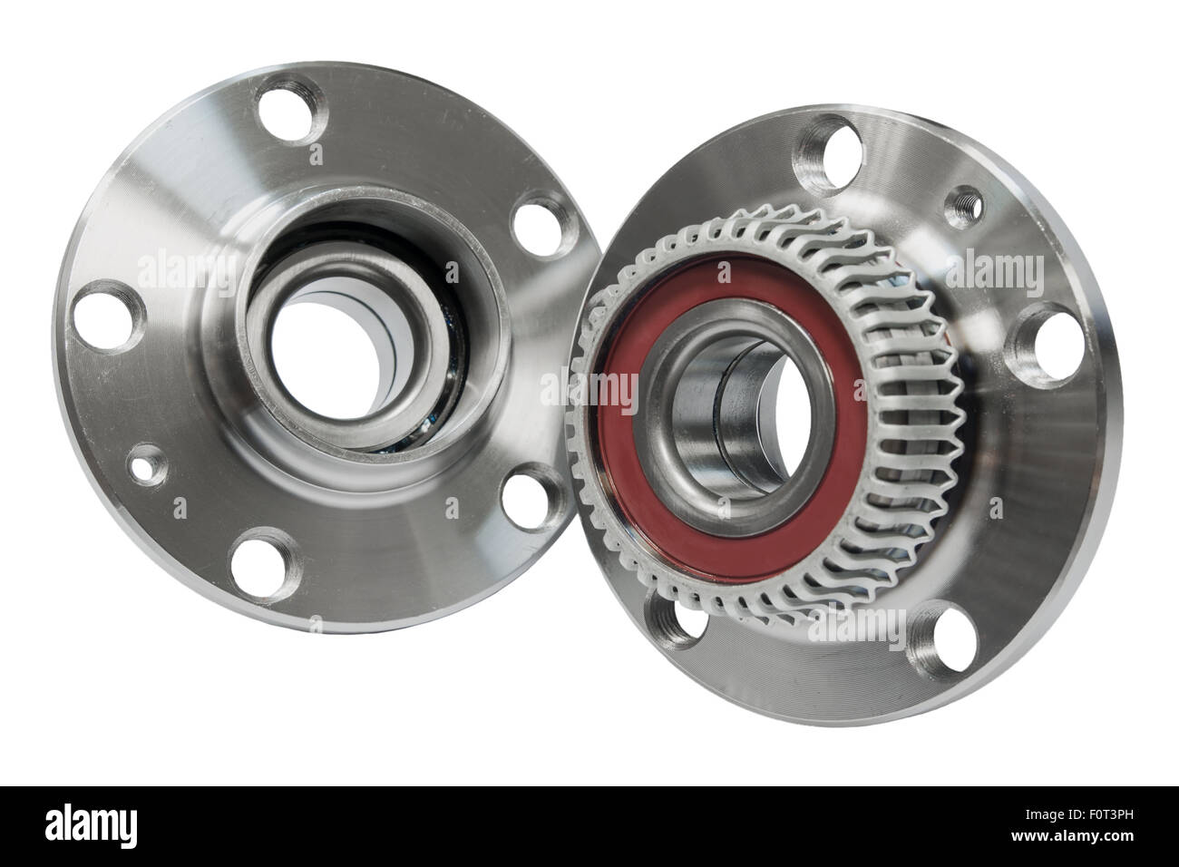 car wheel bearing on a white background Stock Photo - Alamy