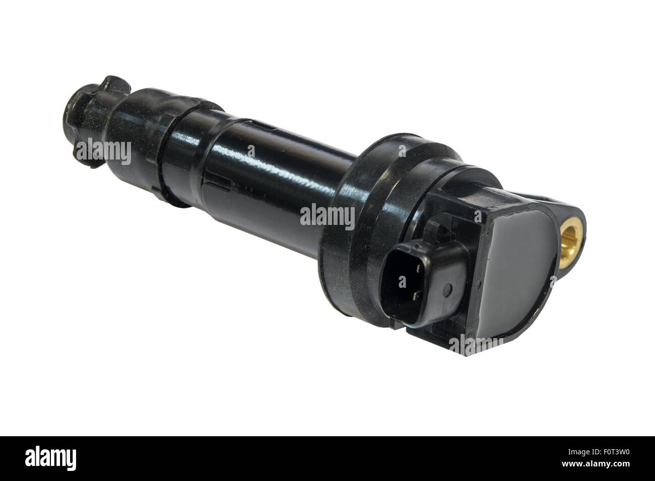 ignition coil motor vehicle on a white background Stock Photo - Alamy