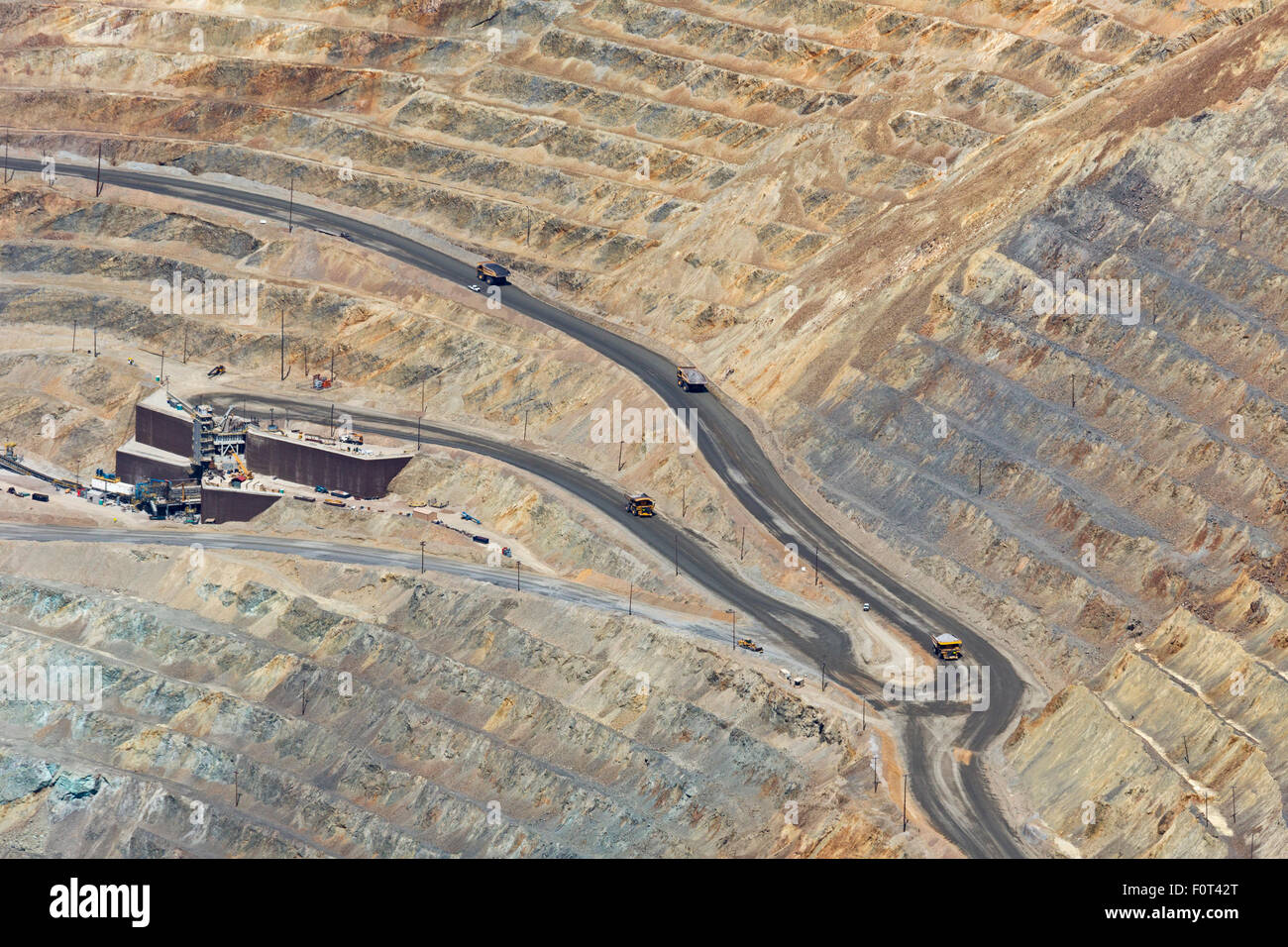 Salt Lake City, Utah - Kennecott Utah Copper's Bingham Canyon copper ...