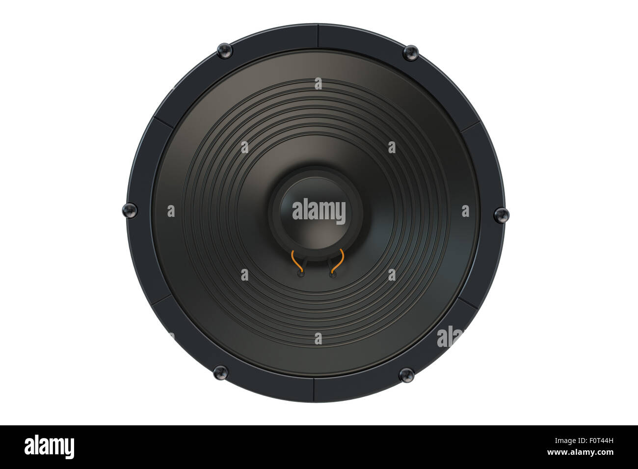 loudspeaker isolated on white background Stock Photo - Alamy