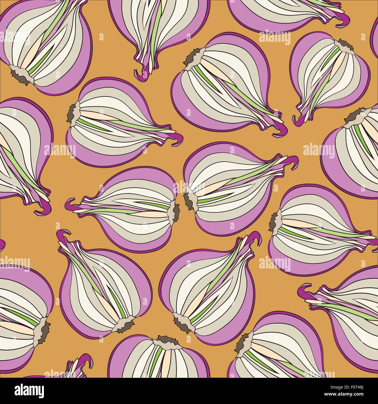 Seamless pattern with onion Stock Vector Image & Art - Alamy