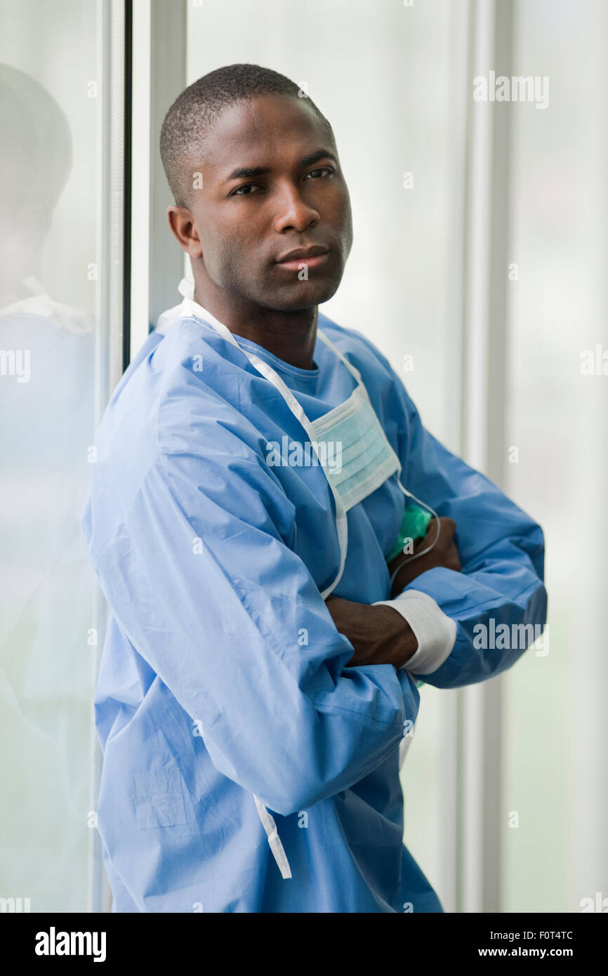 Male surgeon portrait Stock Photo - Alamy
