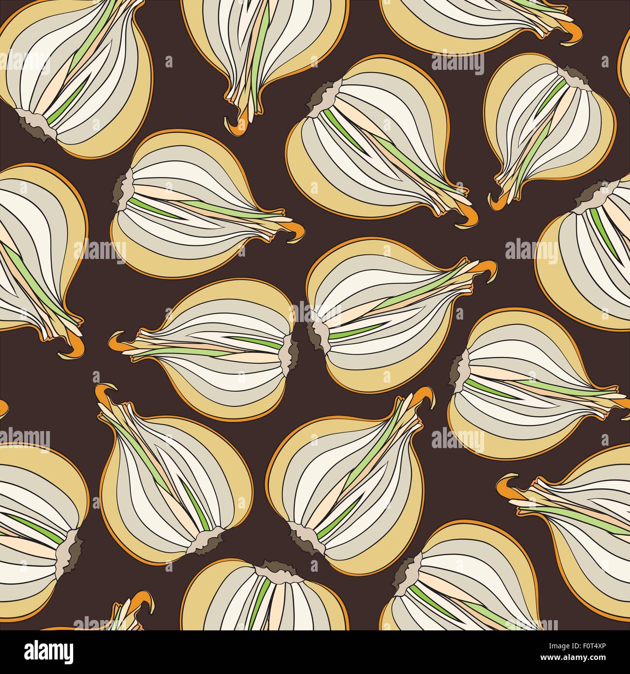 Seamless pattern with onion Stock Vector Image & Art - Alamy