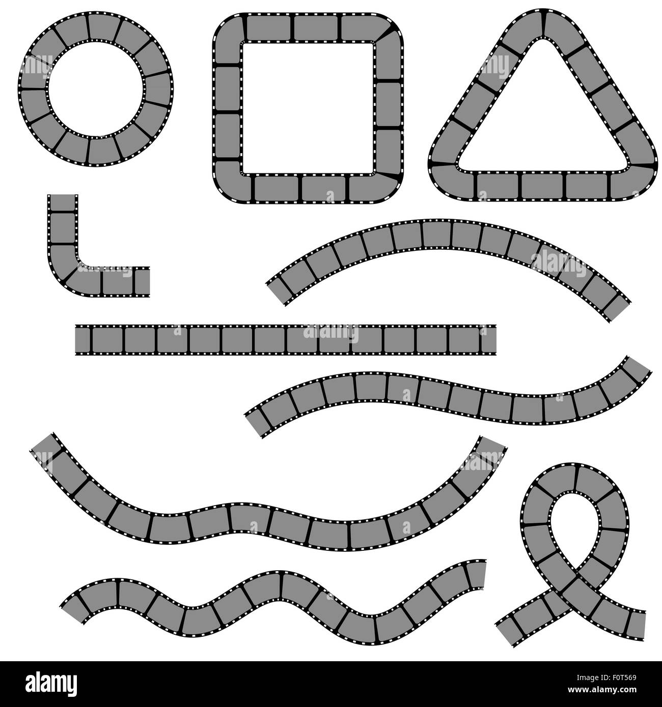 Tape strips isolated Black and White Stock Photos & Images - Alamy