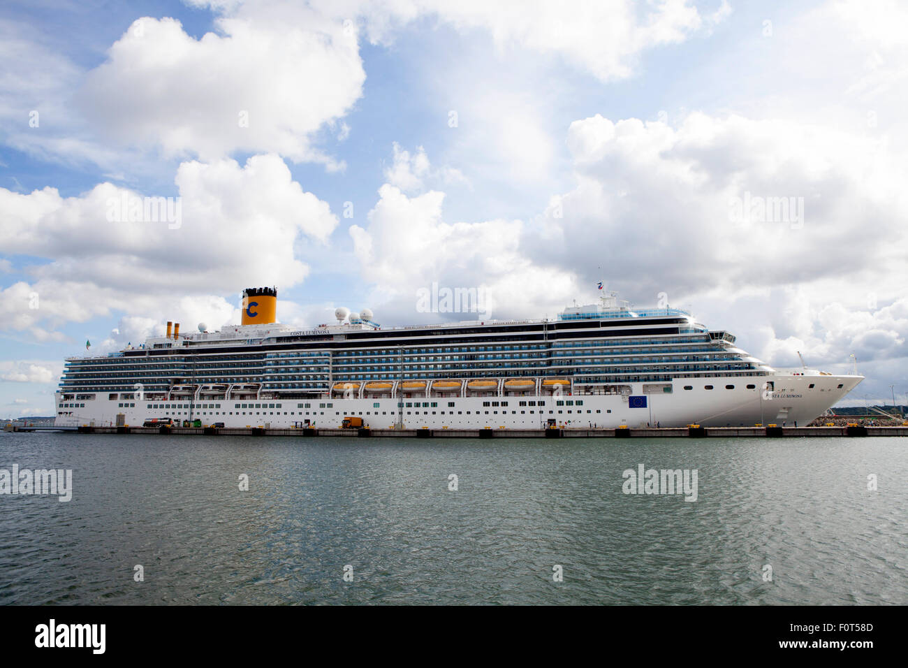 MS Costa Luminosa a cruise ship owned and operated by Costa Crociere ...