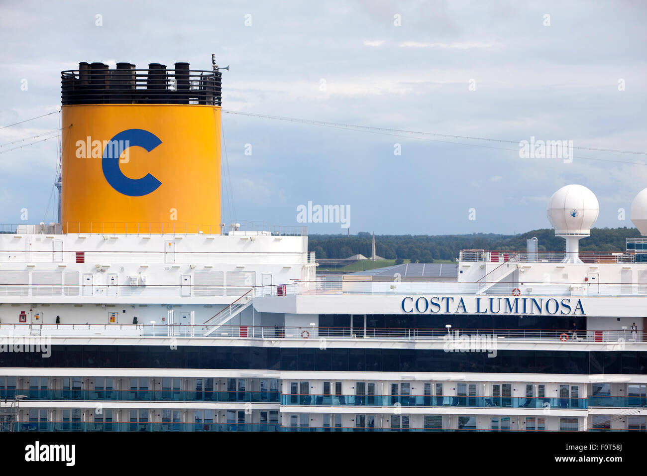MS Costa Luminosa a cruise ship owned and operated by Costa Crociere ...