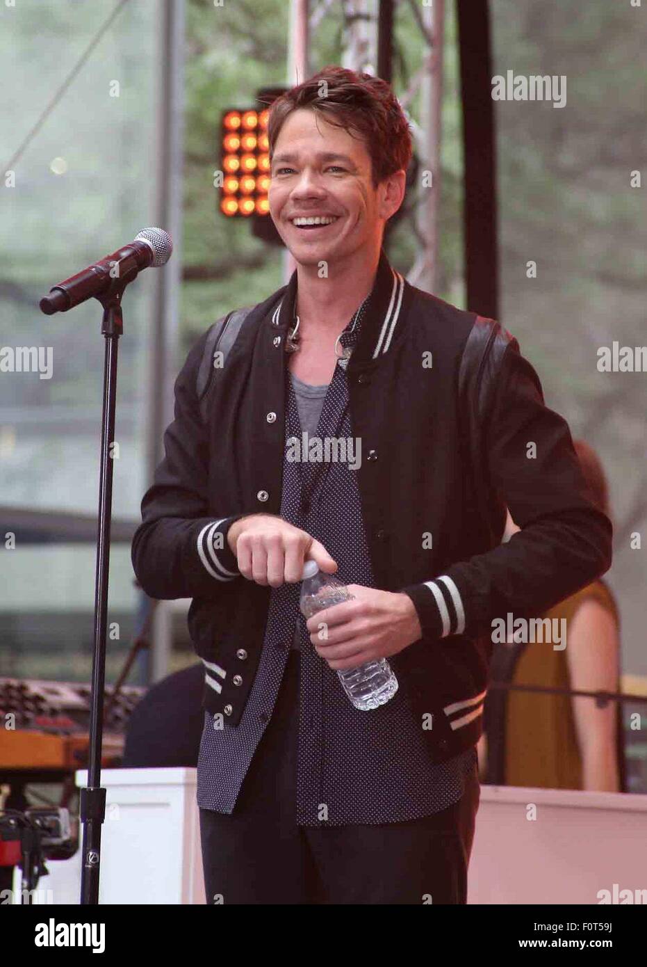 Nate Ruess performs for the 'Today' show's Toyota Concert Series ...