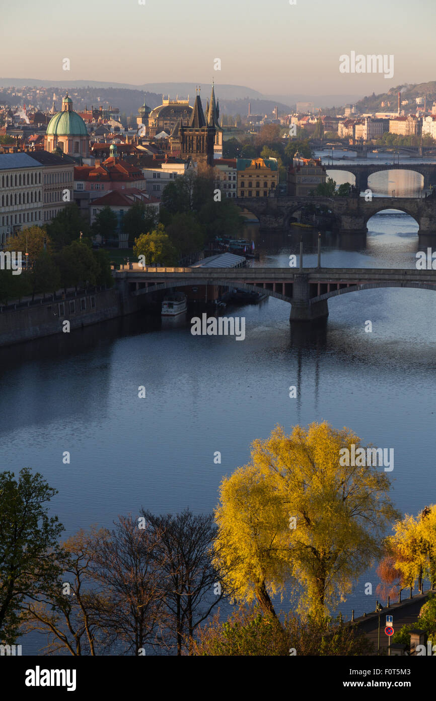 Prague bridges hi-res stock photography and images - Alamy