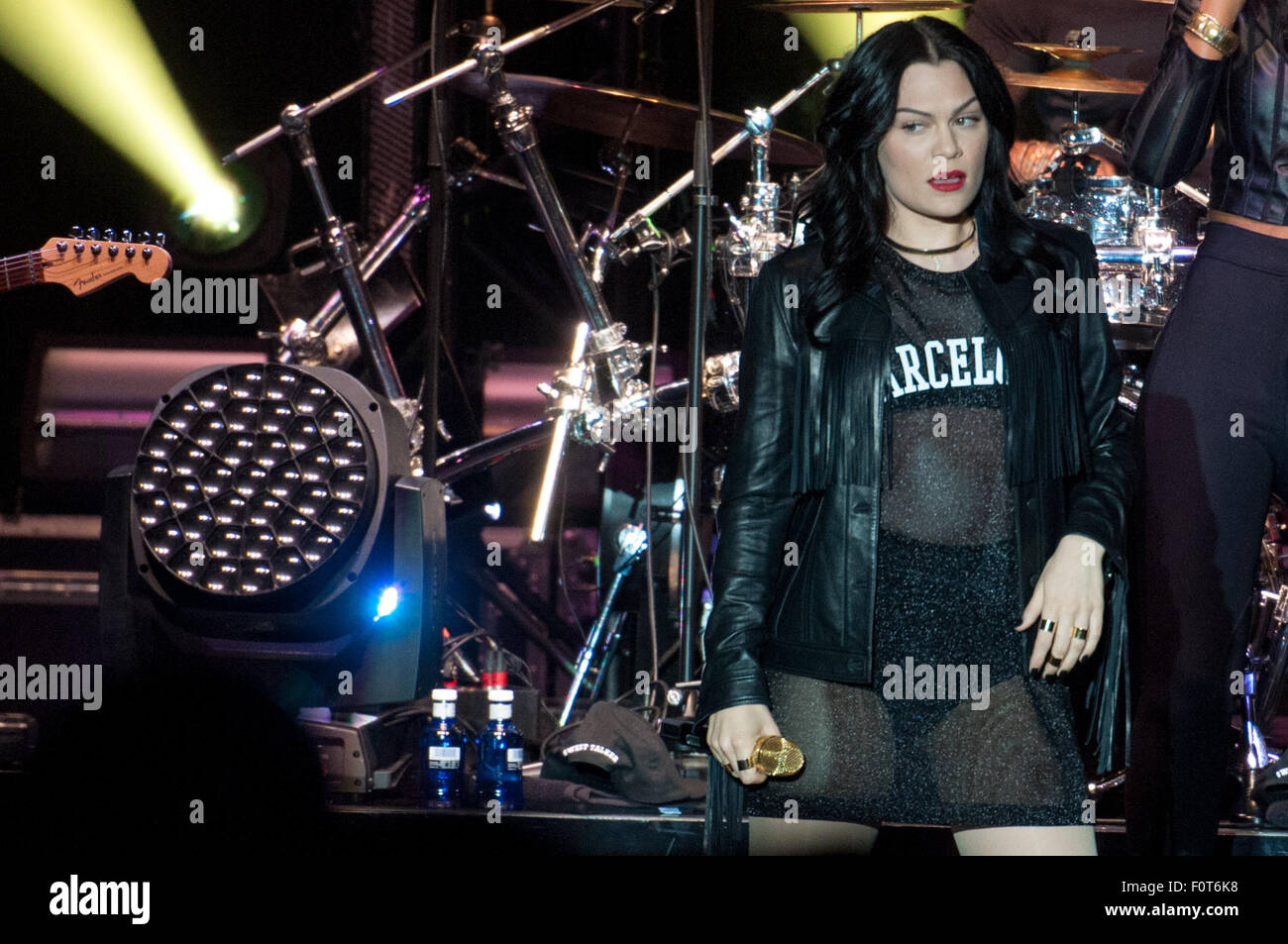 Jessie J performs at the Festival Jardins de Pedralbes in Barcelona on ...