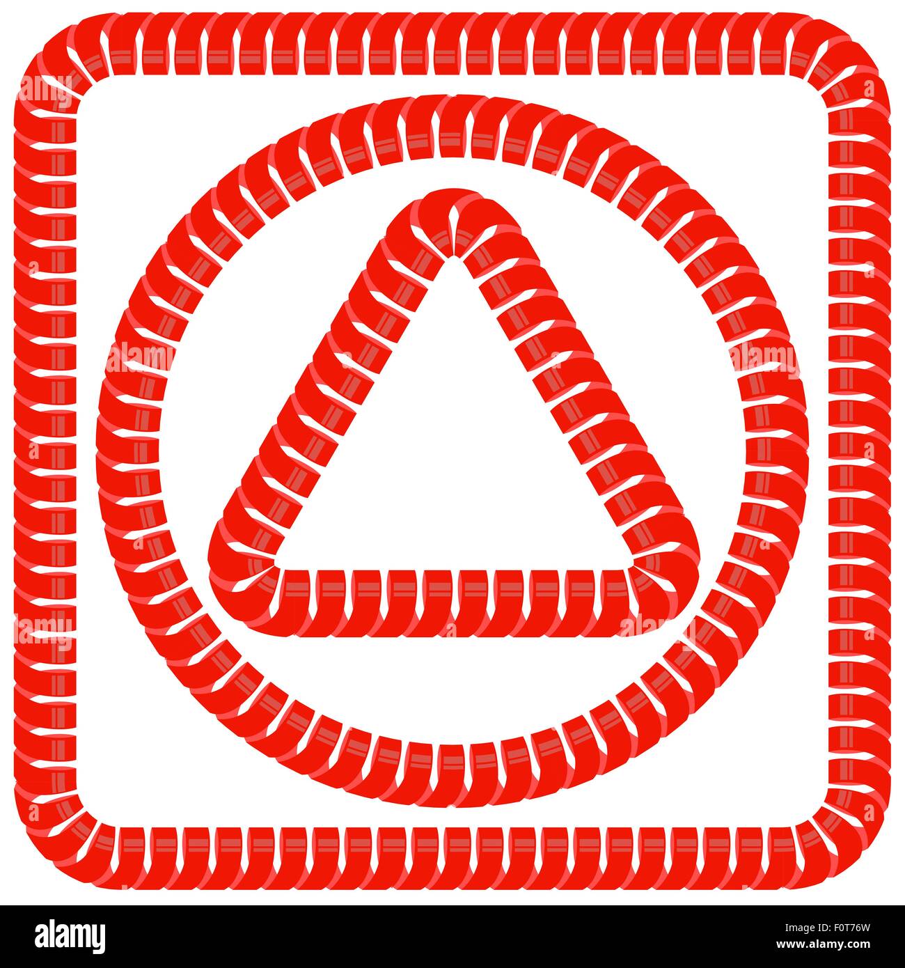 Thick red border Stock Vector Images - Alamy