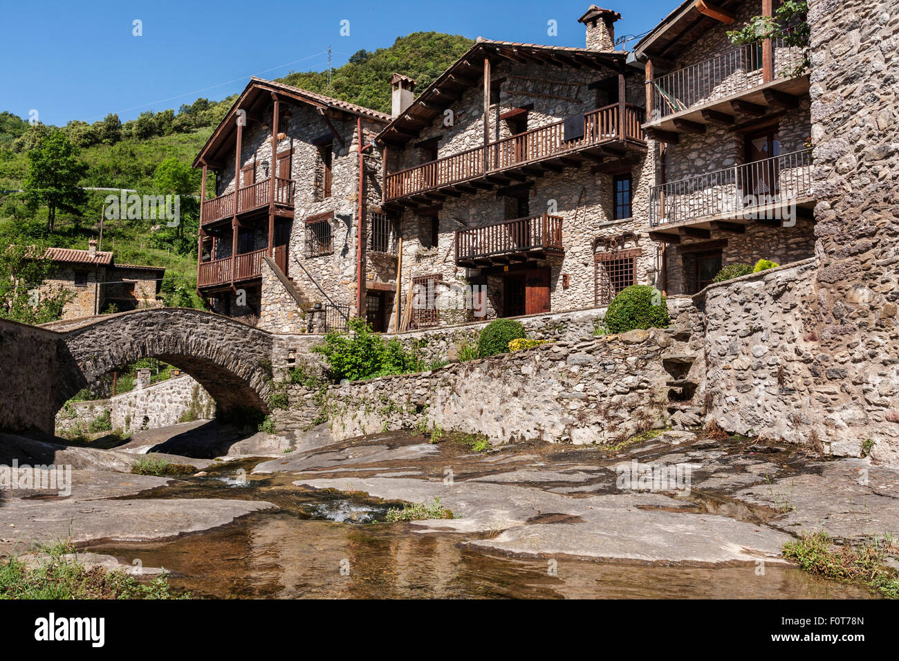 Beget bridge. Stream Stock Photo - Alamy