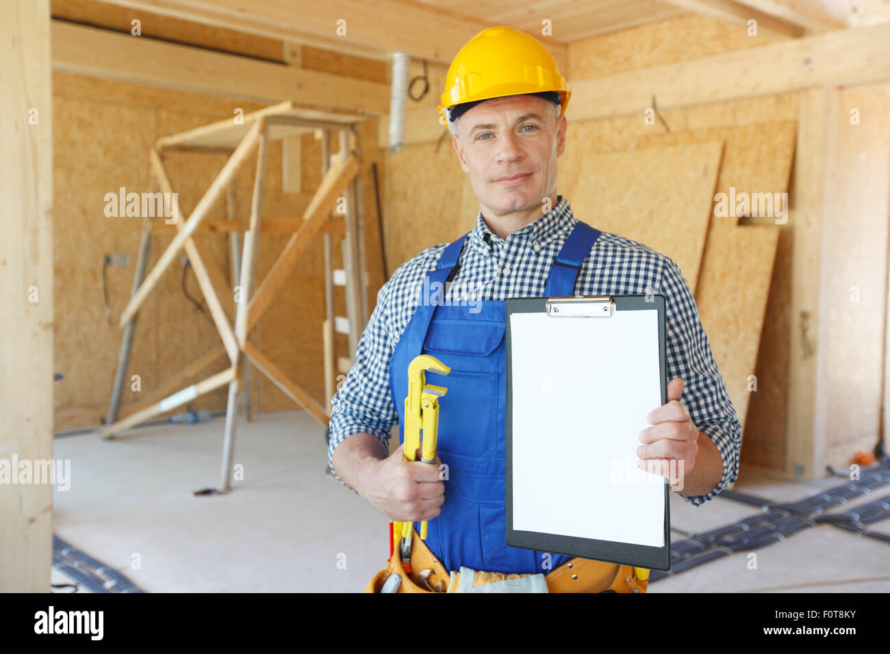 portrait of workman Stock Photo - Alamy