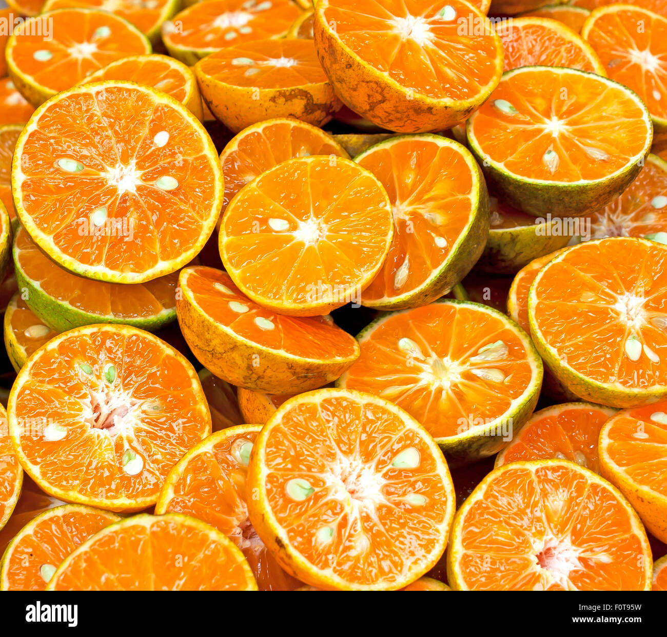 Tangerine segments, orange background texture of fresh fruit Stock ...