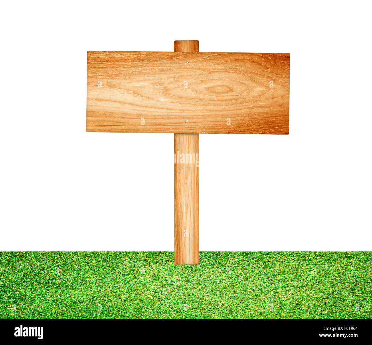 Old brown wooden sign isolated on white background Stock Photo - Alamy
