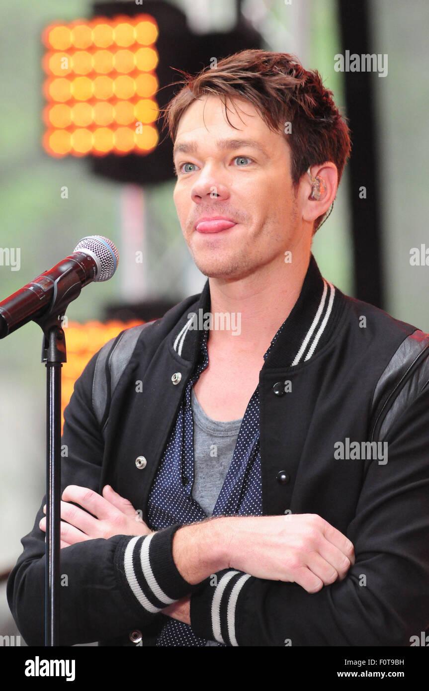 Nate Ruess performs for the 'Today' show's Toyota Concert Series ...