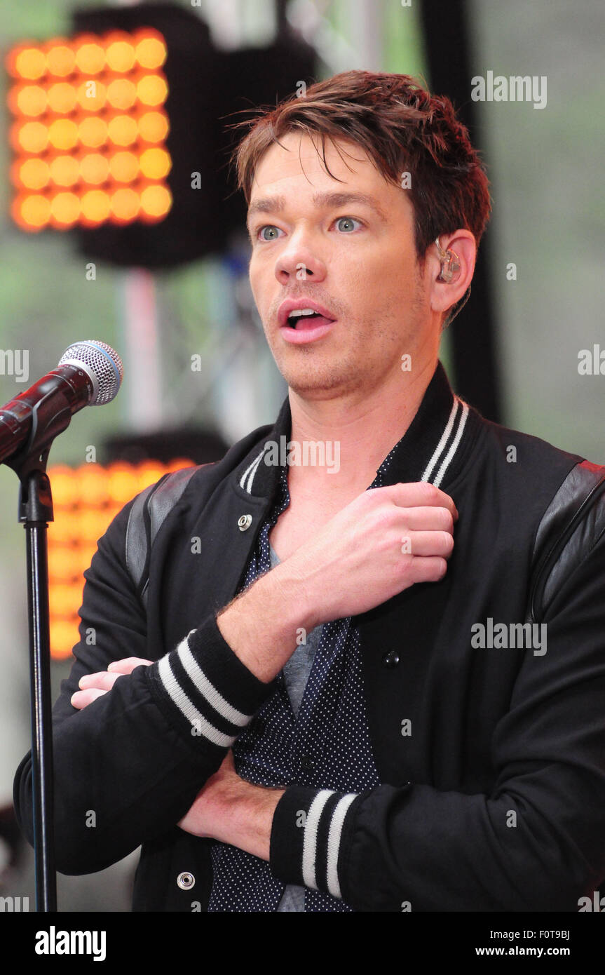 Nate Ruess performs for the 'Today' show's Toyota Concert Series ...