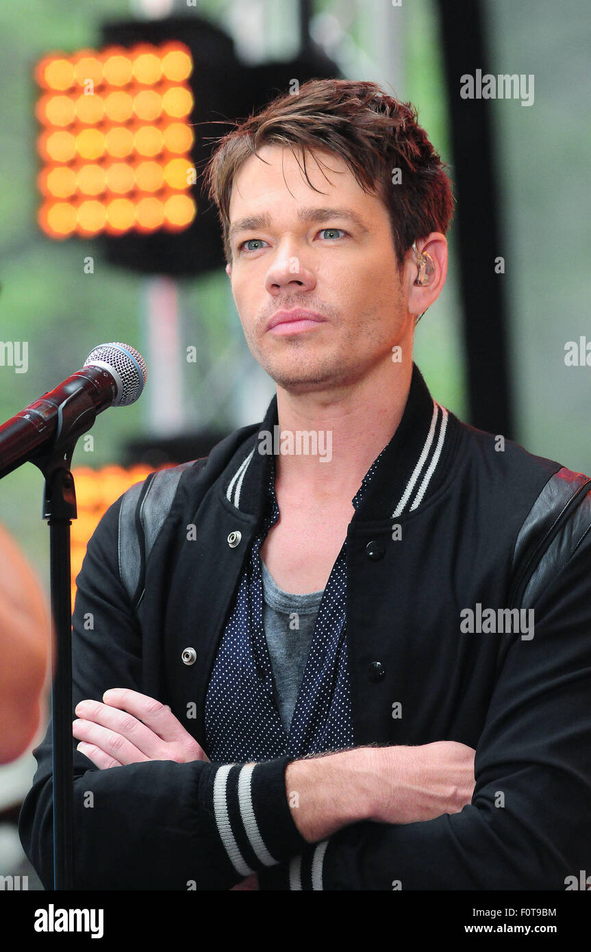 Nate Ruess performs for the 'Today' show's Toyota Concert Series ...
