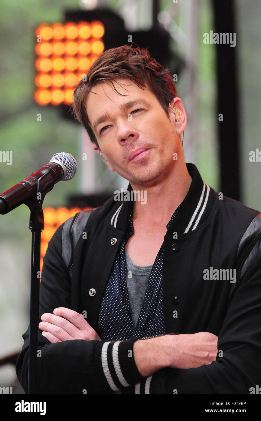 Nate Ruess performs for the 'Today' show's Toyota Concert Series ...