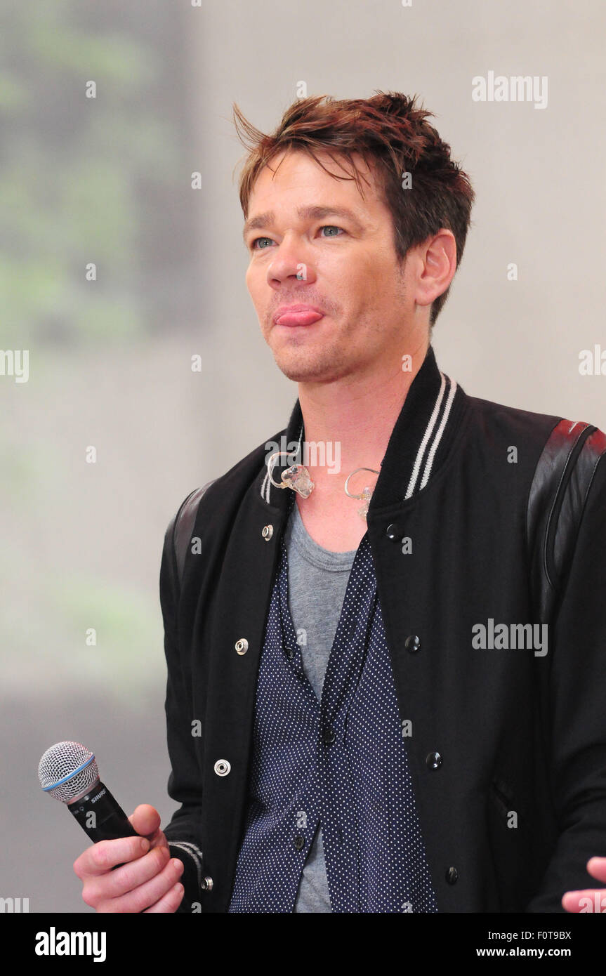 Nate Ruess performs for the 'Today' show's Toyota Concert Series ...