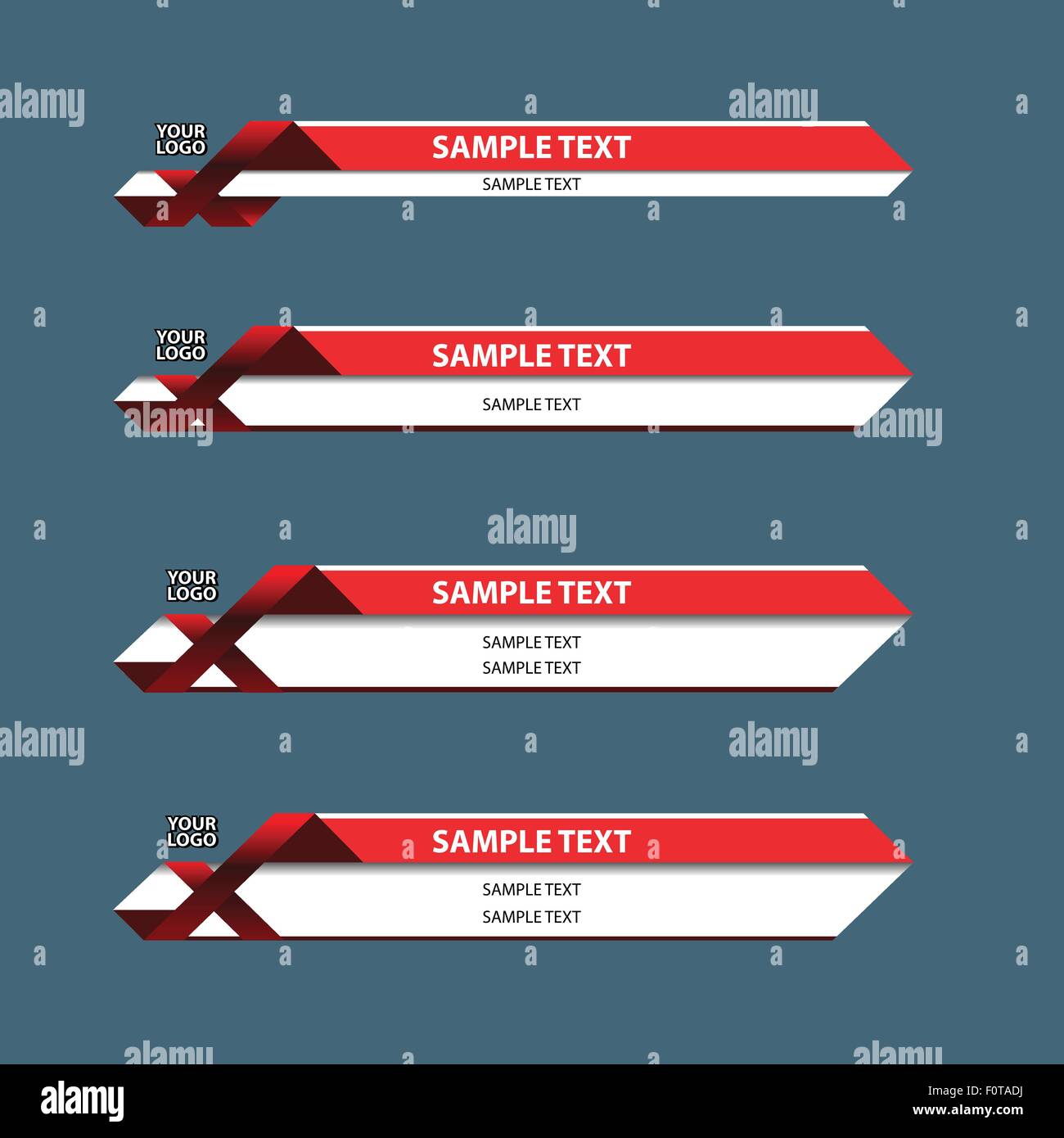 Lower thirds banner hi-res stock photography and images - Alamy