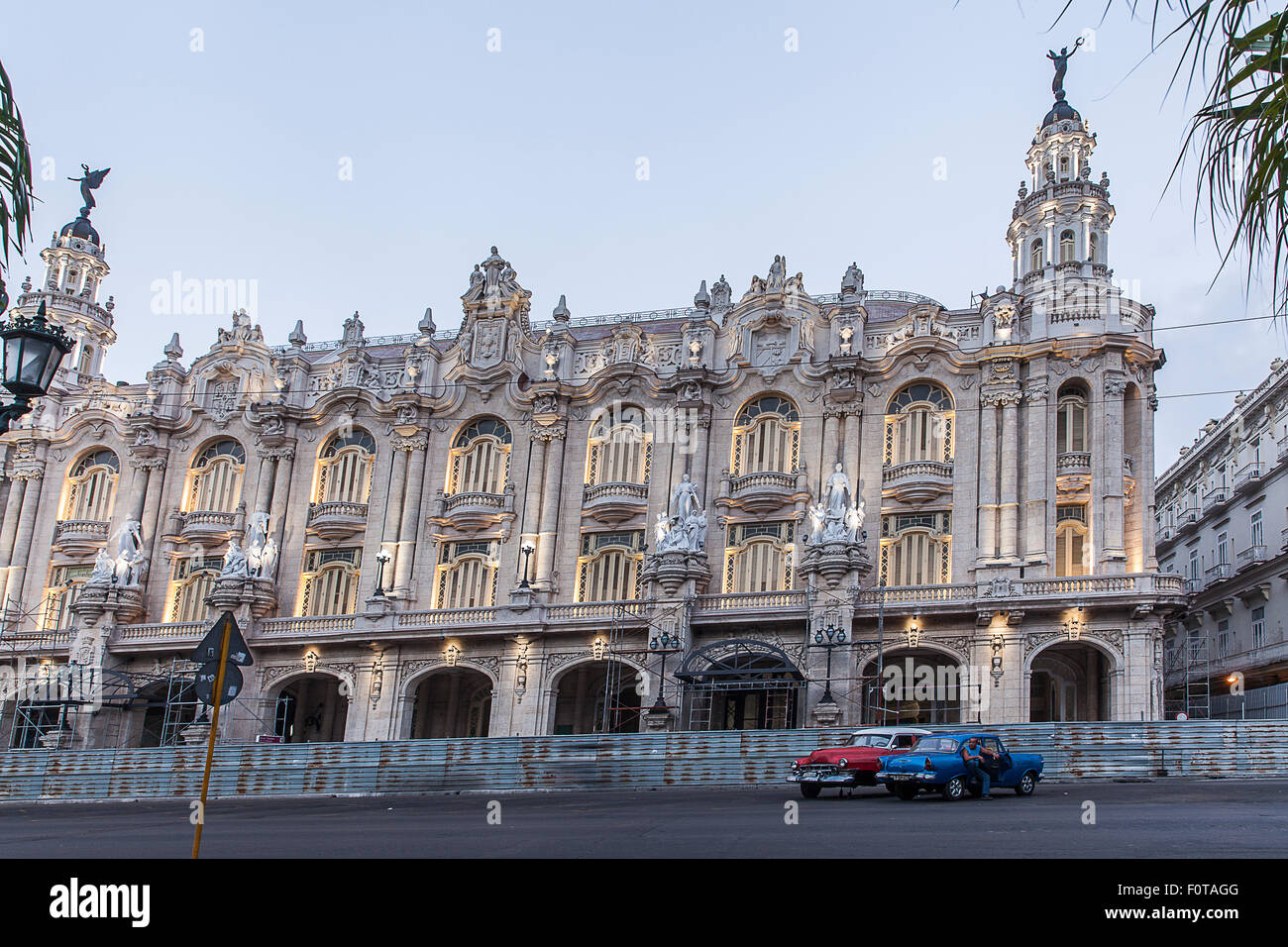 Early morning view of the Opera House building in central Havana still ...