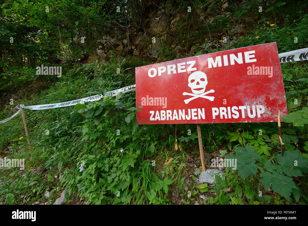 Land mines croatia hi-res stock photography and images - Alamy