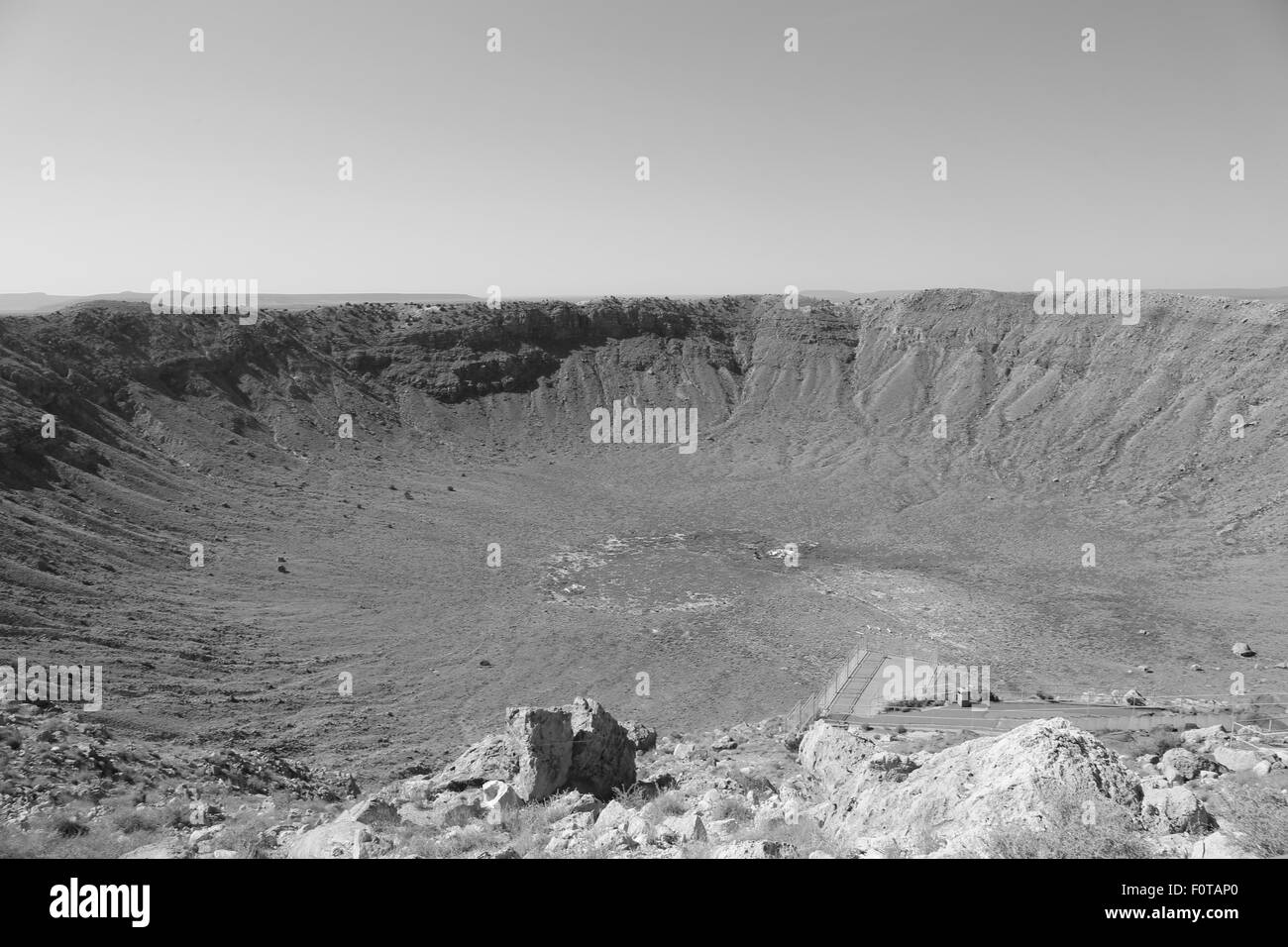 The Meteor Crater in Arizona, USA Stock Photo - Alamy