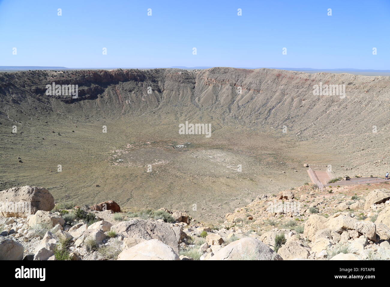 The Meteor Crater in Arizona, USA Stock Photo - Alamy