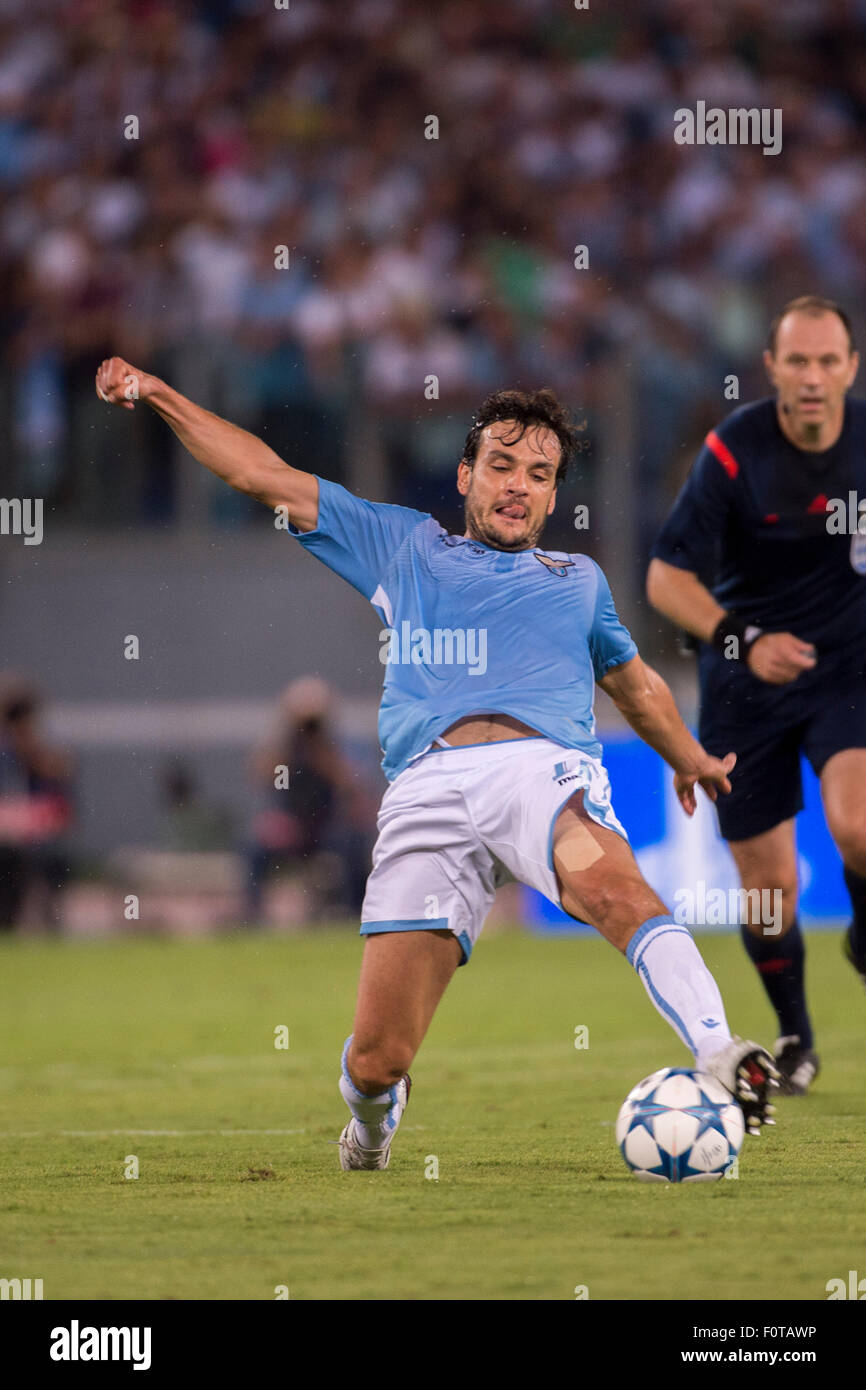 Rome, Italy. 18th Aug, 2015. Marco Parolo (Lazio) Football/Soccer ...