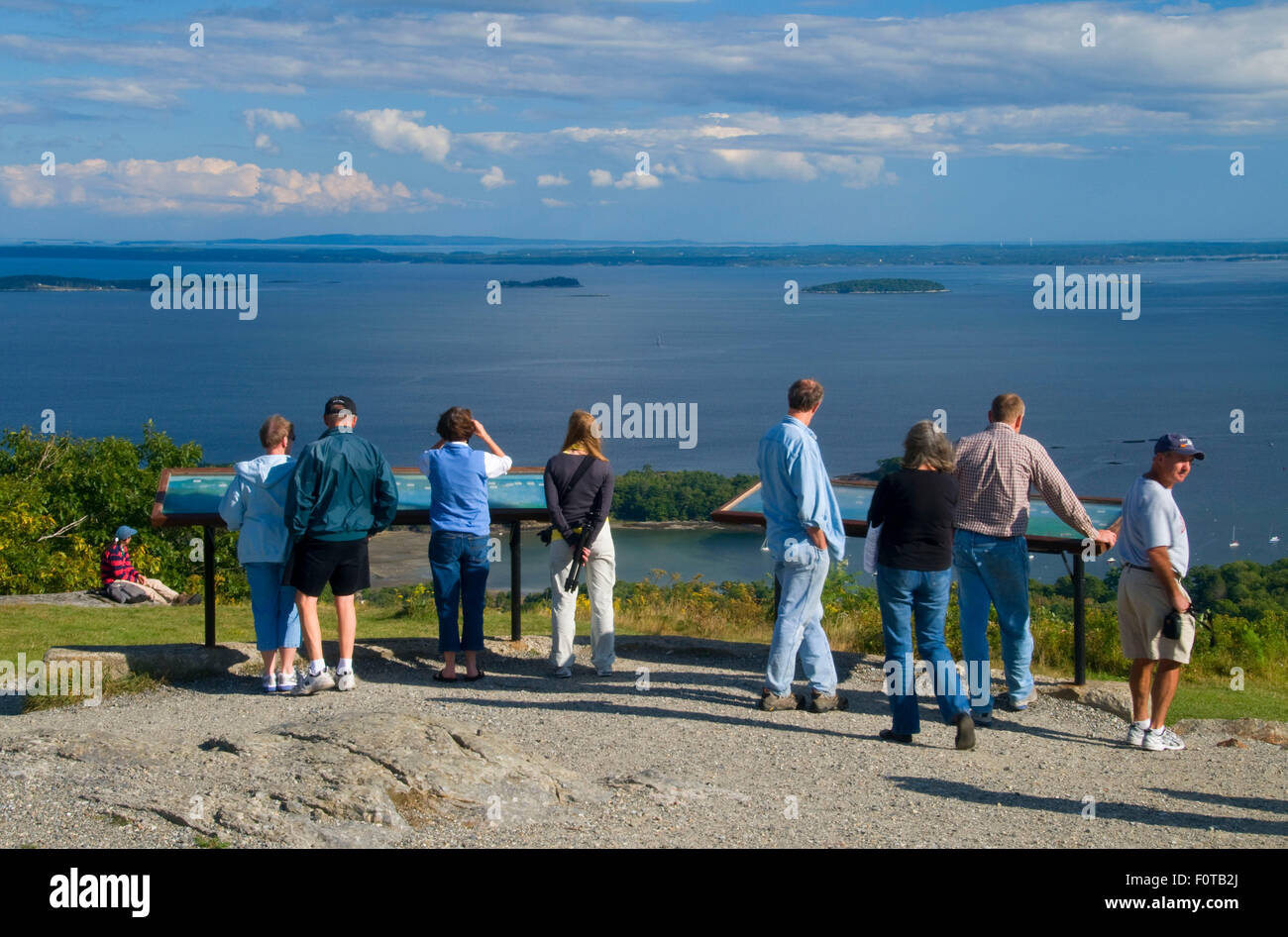 Mt Battie view, Camden Hills State Park, Maine Stock Photo - Alamy