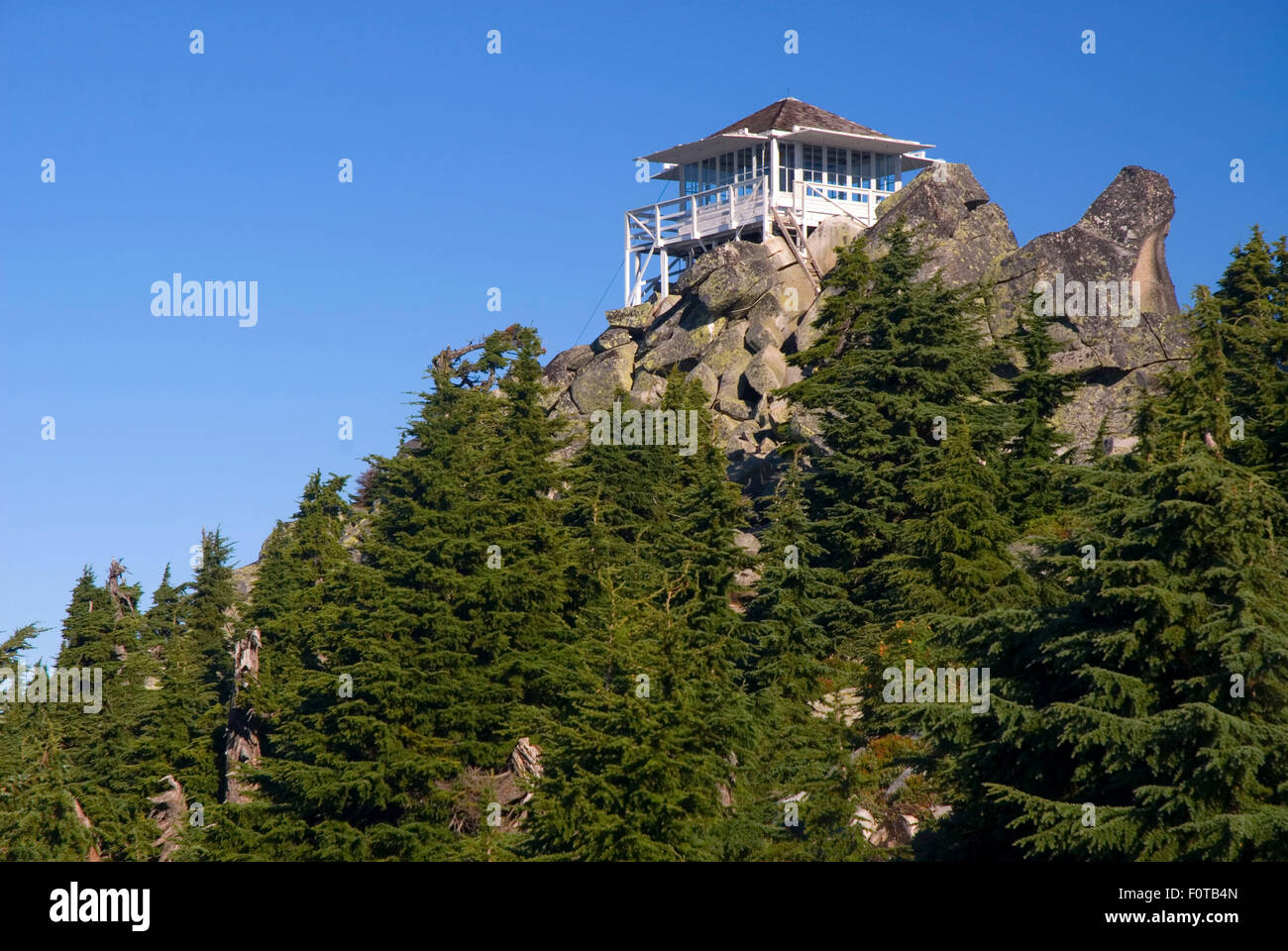 Mt Pilchuck Lookout, Mt Pilchuck State Park, Washington Stock Photo - Alamy